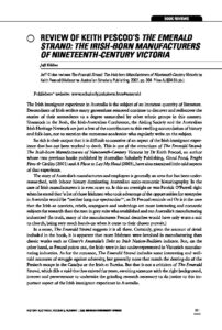 Kildea – Review of Pescod Emerald Strand (2008) | Jeff Kildea